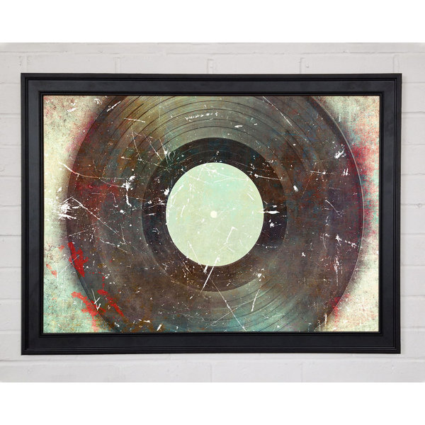 Rosalind Wheeler Retro Album Scratch - Single Picture Frame Print ...