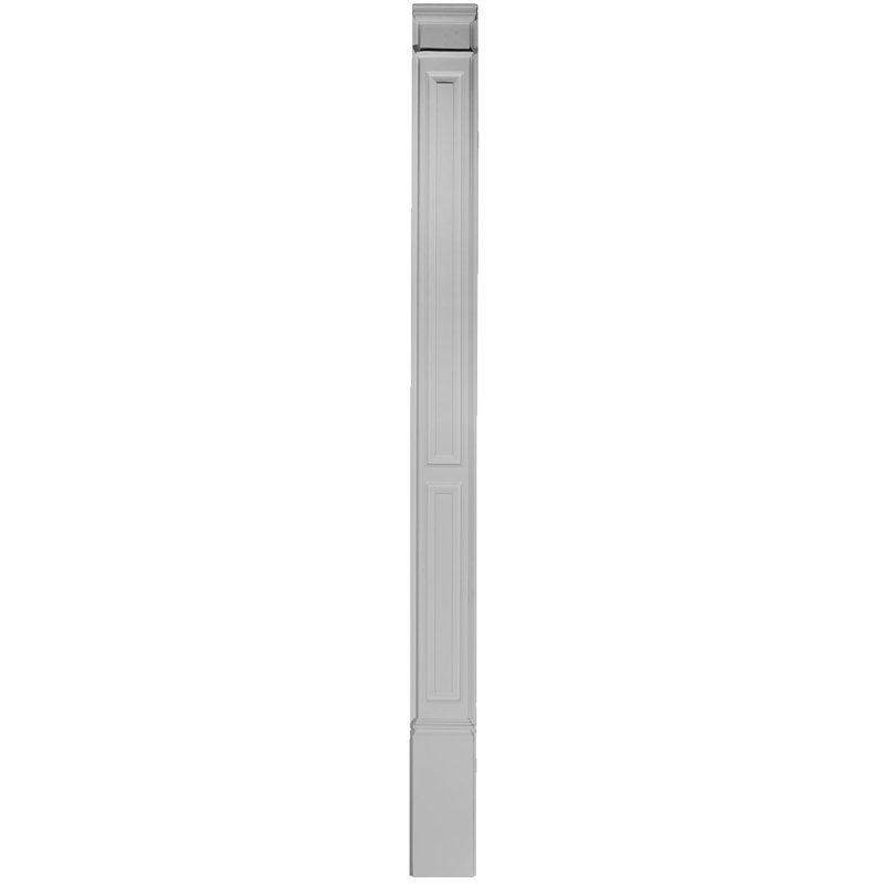Ekena Millwork 7"W x 87"H x 2 3/8"P Endurathane Double Raised Pilaster ...