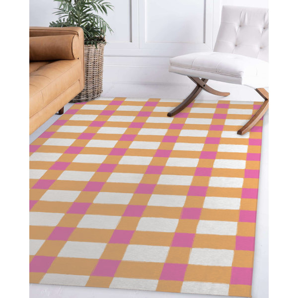 Gracie Oaks Plaid Rug | Wayfair