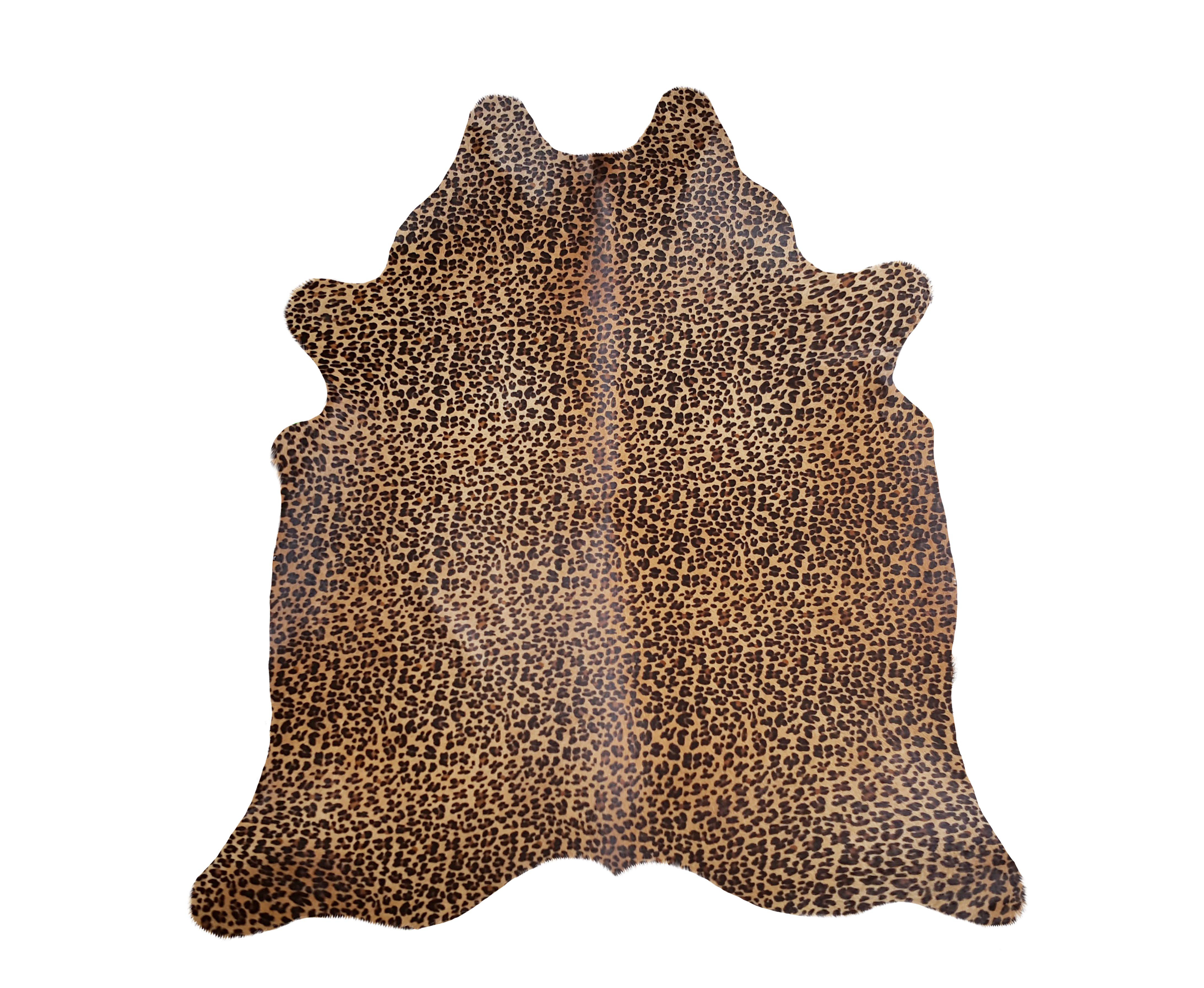 Everly Quinn Animal Print Handmade Cowhide Brown Area Rug | Wayfair