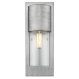 Nickel Outdoor Wall Lighting You'll Love | Wayfair