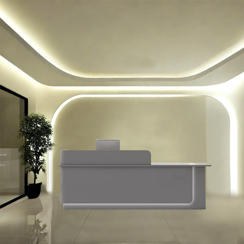 Artistic Soul XKX Premium Furniture Rectangular Modern Front Desk ...