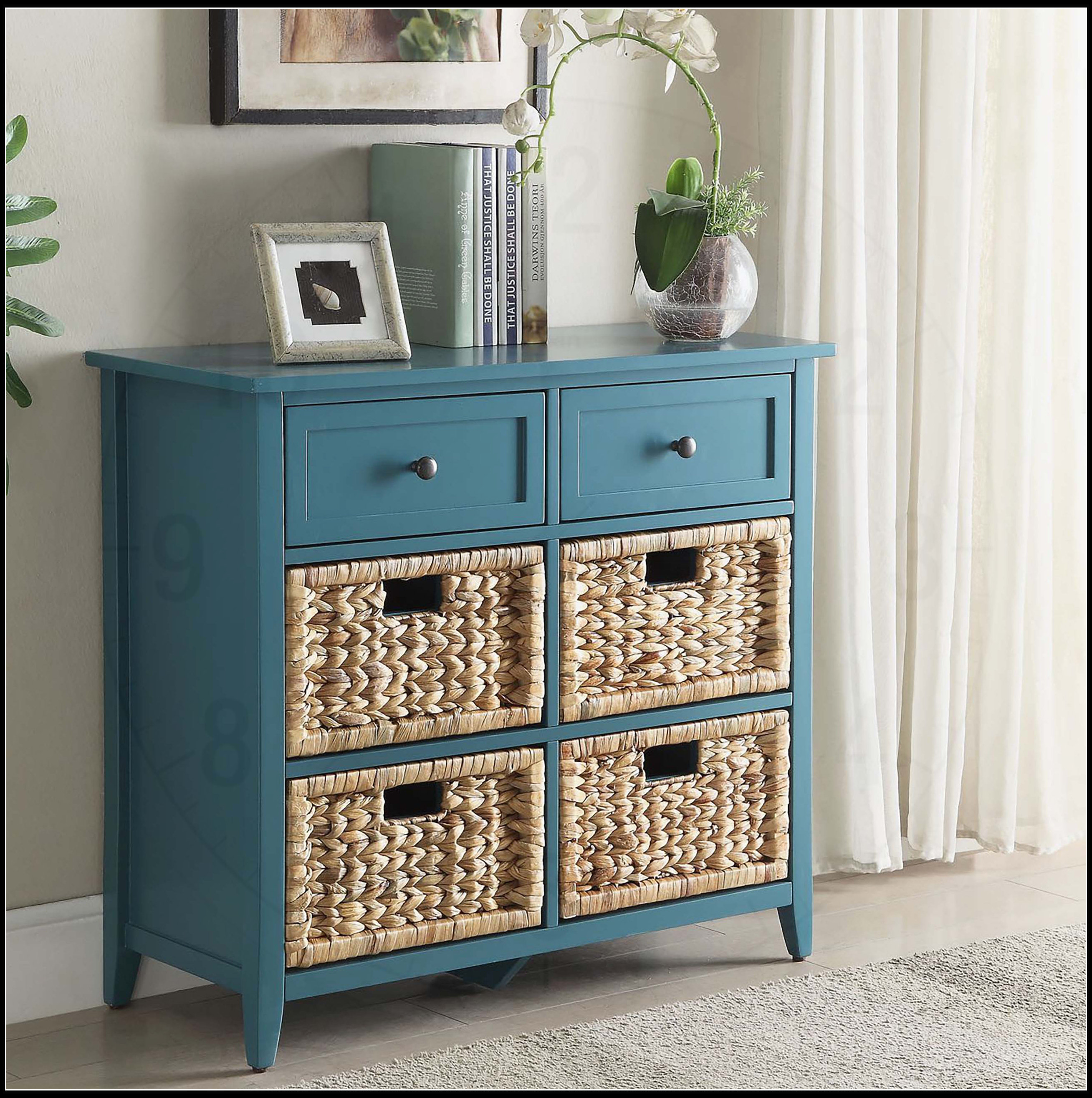 Beachcrest Home™ Charming Wooden Console Cabinet with Multiple Drawers ...