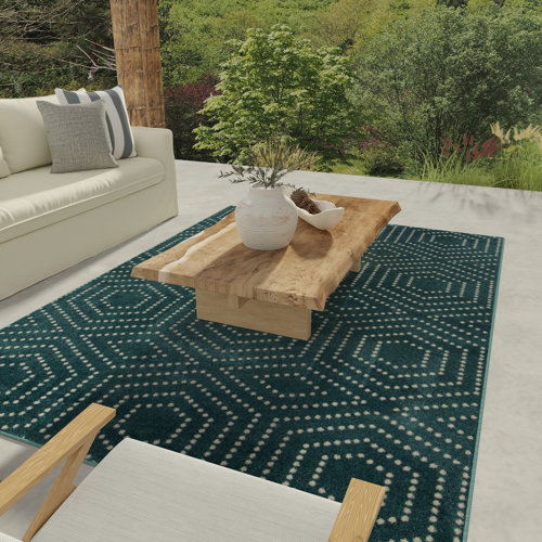 Wayfair | Teal Outdoor Rugs You'll Love in 2023