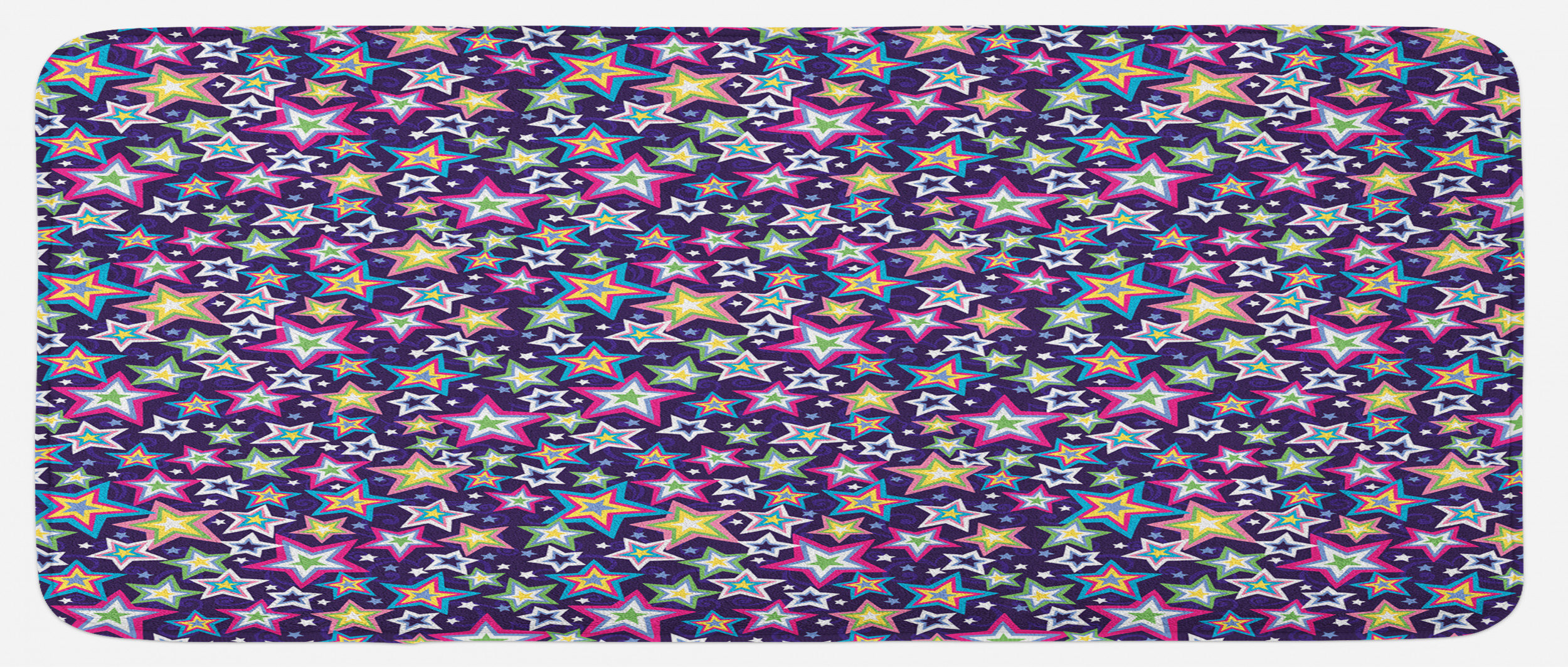 East Urban Home Multicolored Stars In Different Shapes Space Universe ...