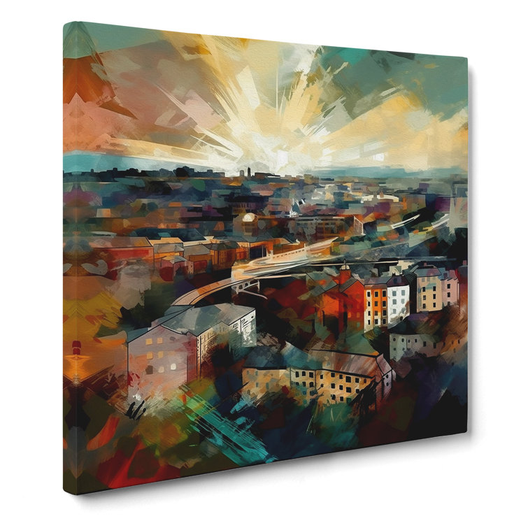 Marlow Home Co. City Of Bristol Abstract Art No.2 - Print | Wayfair.co.uk