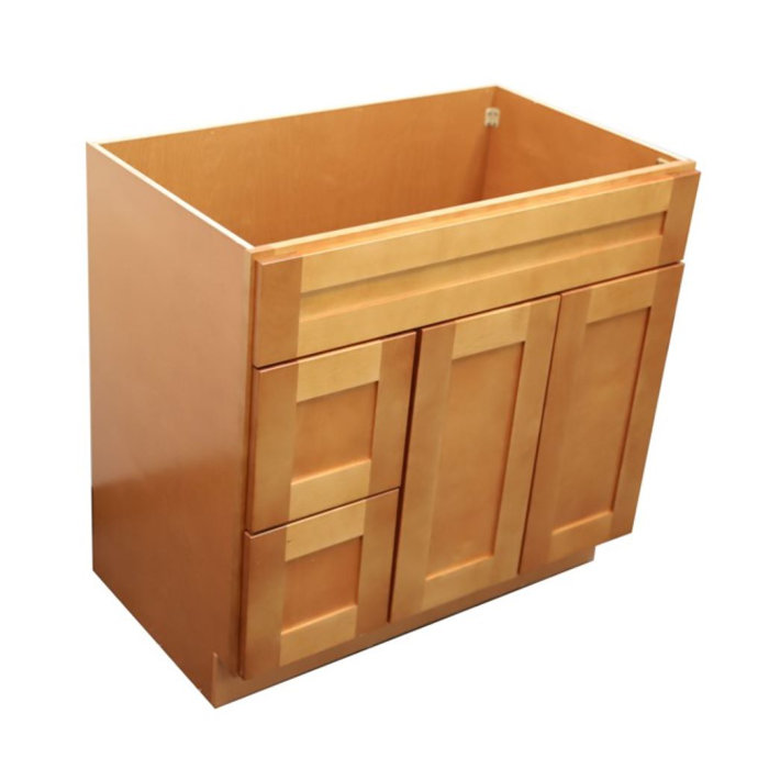 Vanity Atelier 36'' Bathroom Vanity Sink Base with Drawers Cabinet in ...