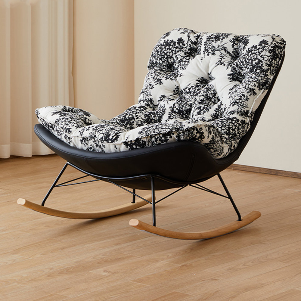 ChairVogue Vintage Floral Home Living Room Rocking Chair Rocking Chair ...