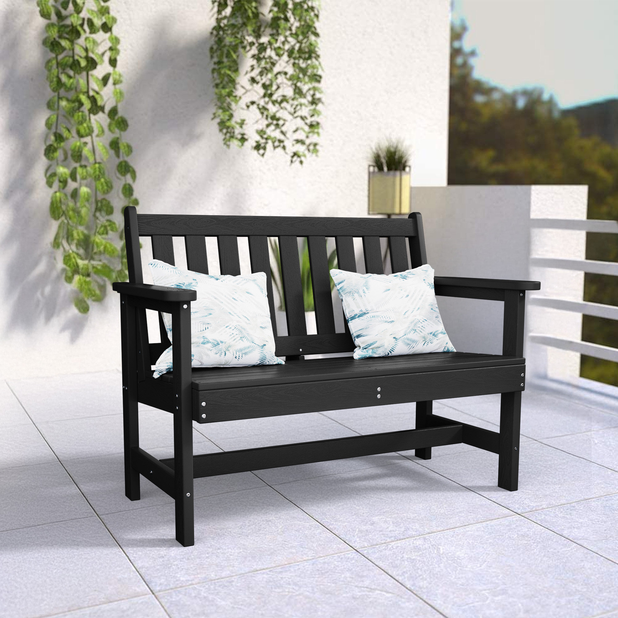 Lark Manor High Density Polyethylene Outdoor Bench - Wayfair Canada
