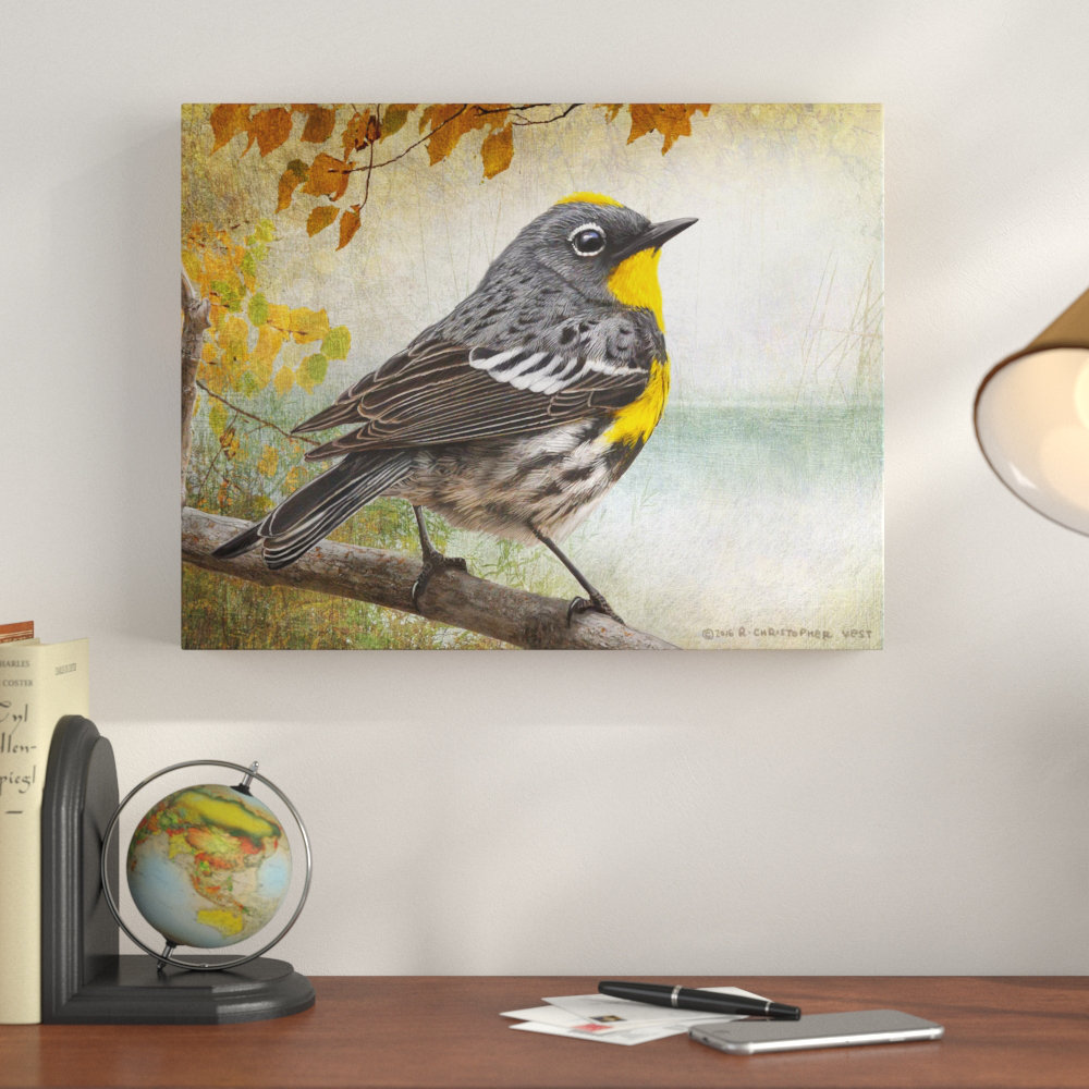 Charlton Home® 'Wetland Warbler' - Print on Canvas | Wayfair