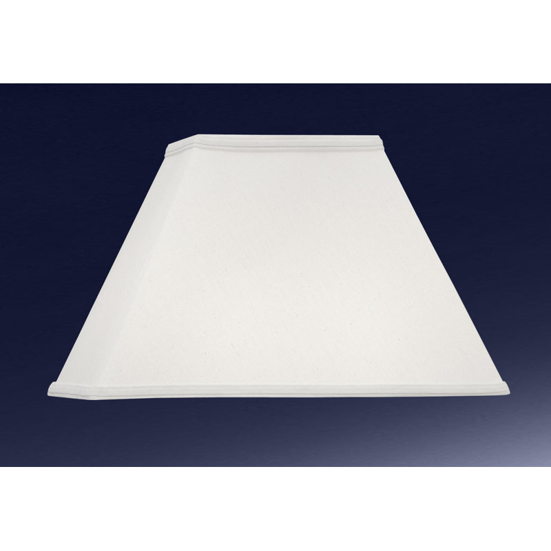 Medallion Lighting 9.5" H x 9" W Linen Rectangular Lamp Shade ( Spider ...