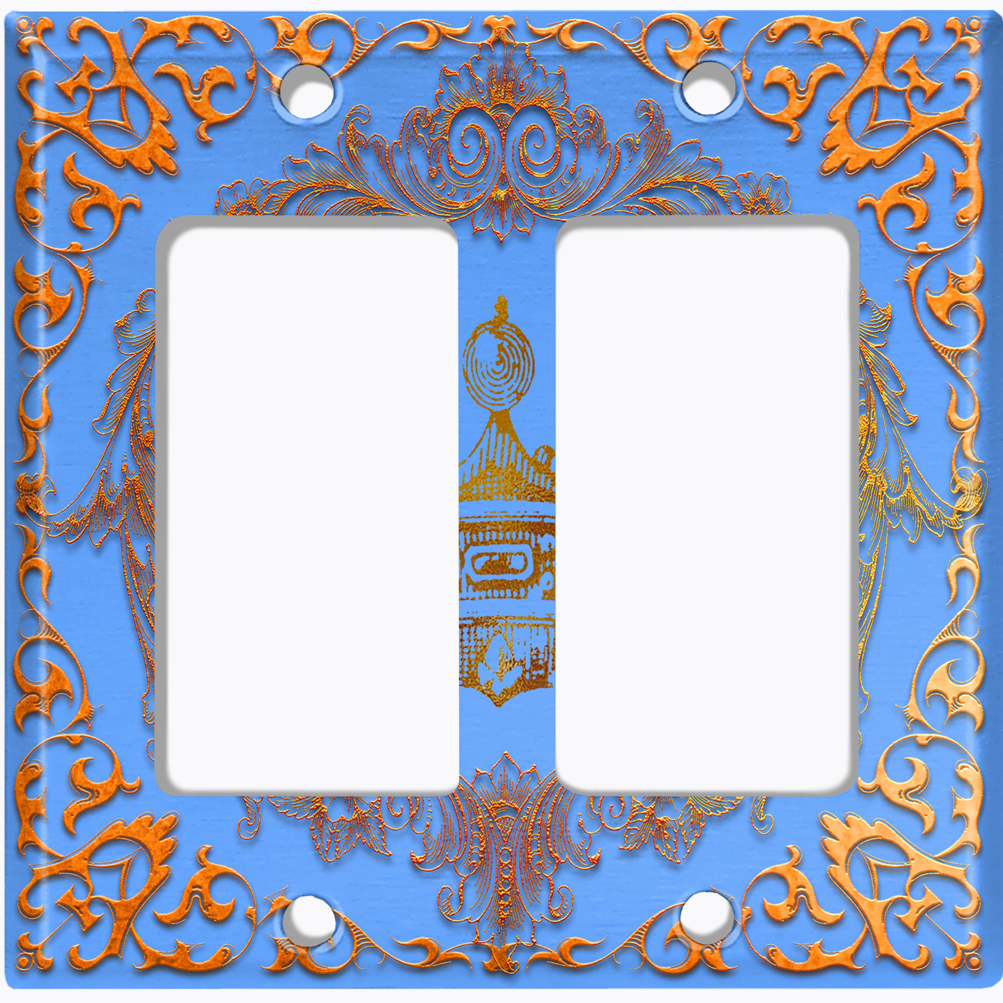 WorldAcc Royal Crown 2-Gang Rocker Wall Plate | Wayfair