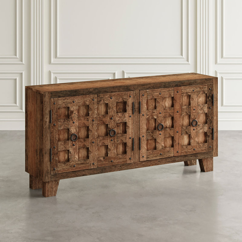Wade Logan® Pohlman 71'' Wide Solid Wood Sideboard & Reviews | Wayfair