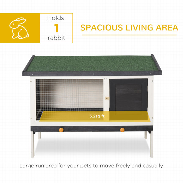 Tucker Murphy Pet™ Aumiller Weather Resistant Rabbit Portable Hutch ...