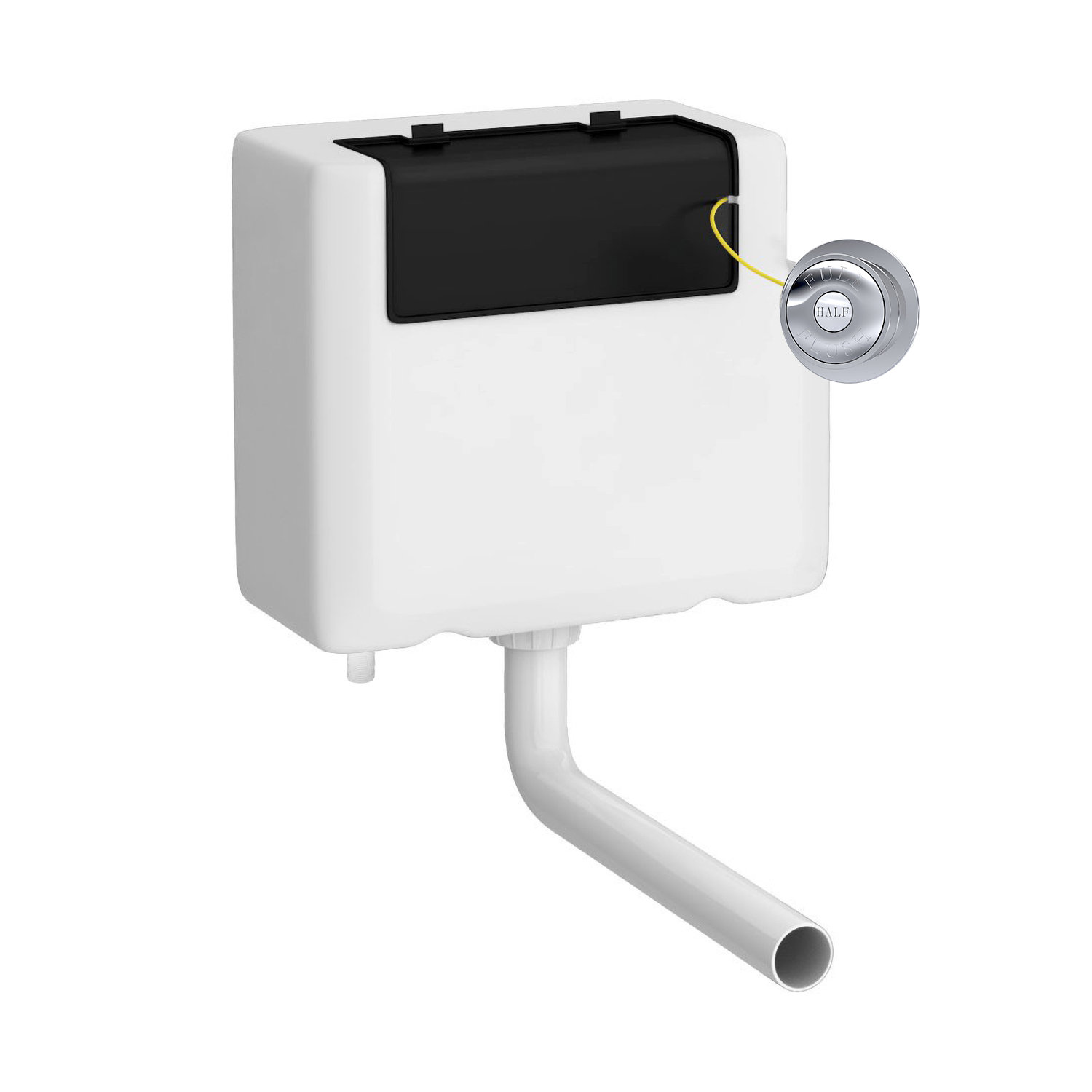 Nuie Universal Access Cistern & Chrome Traditional Flush Plate ...