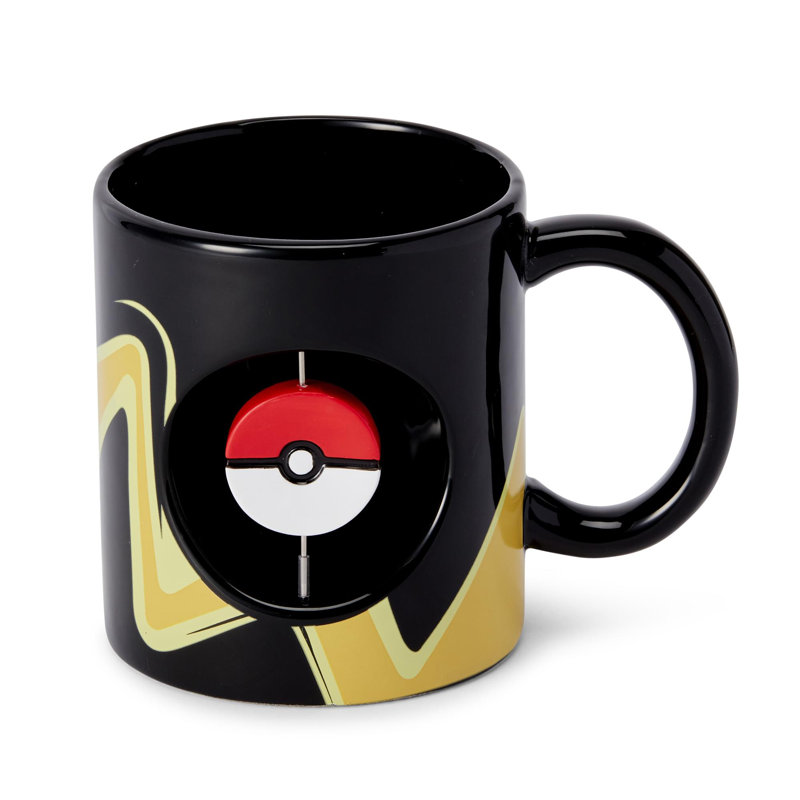 Just Funky Pokemon Pikachu & Pokeball Spinner Ceramic Mug - 16.9-Ounces ...
