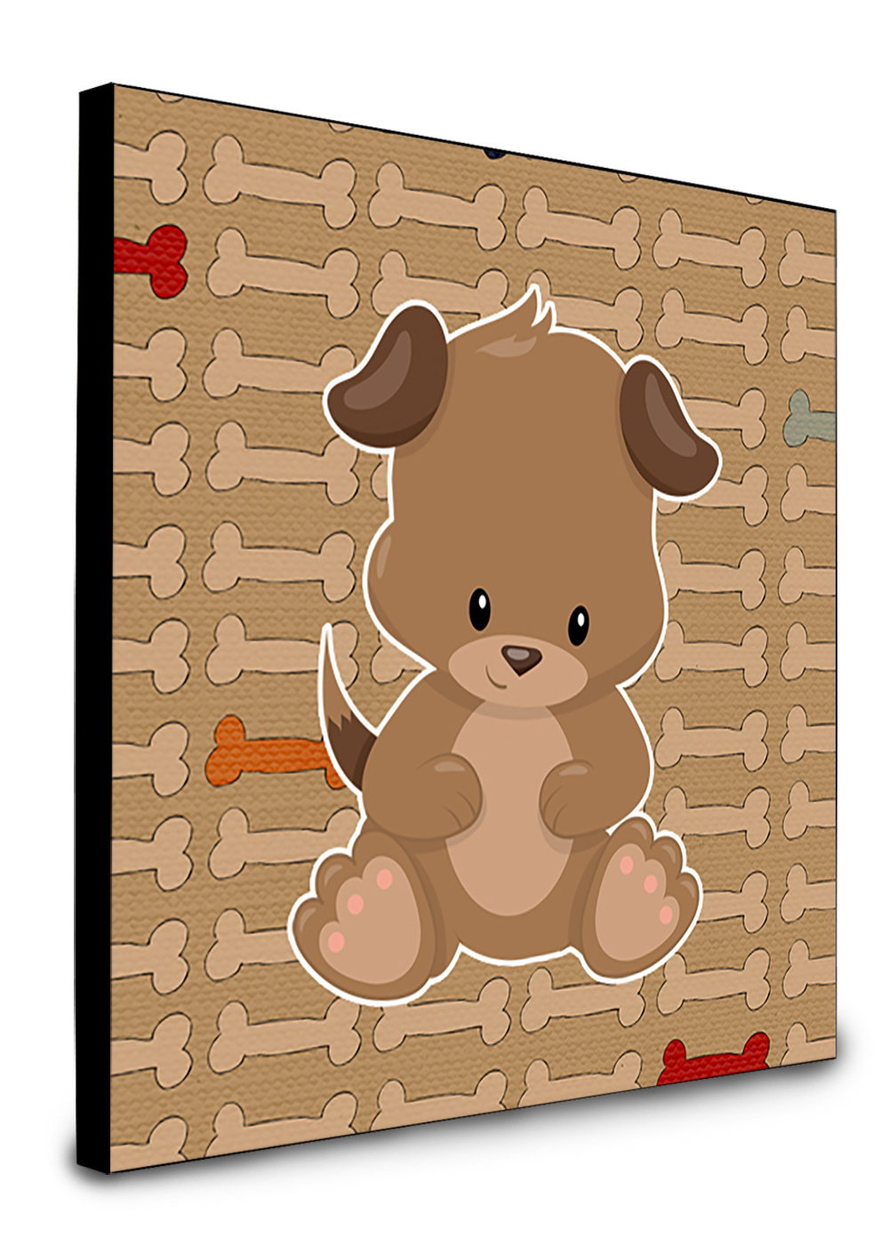 Harriet Bee Fletching Puppy on Bones Artwork Wall Panel - Wayfair Canada