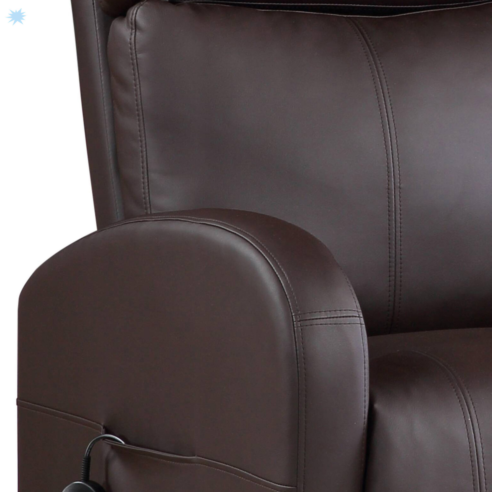 Red Barrel Studio® Ricardo Synthetic Leather Power Motion Recliner W ...