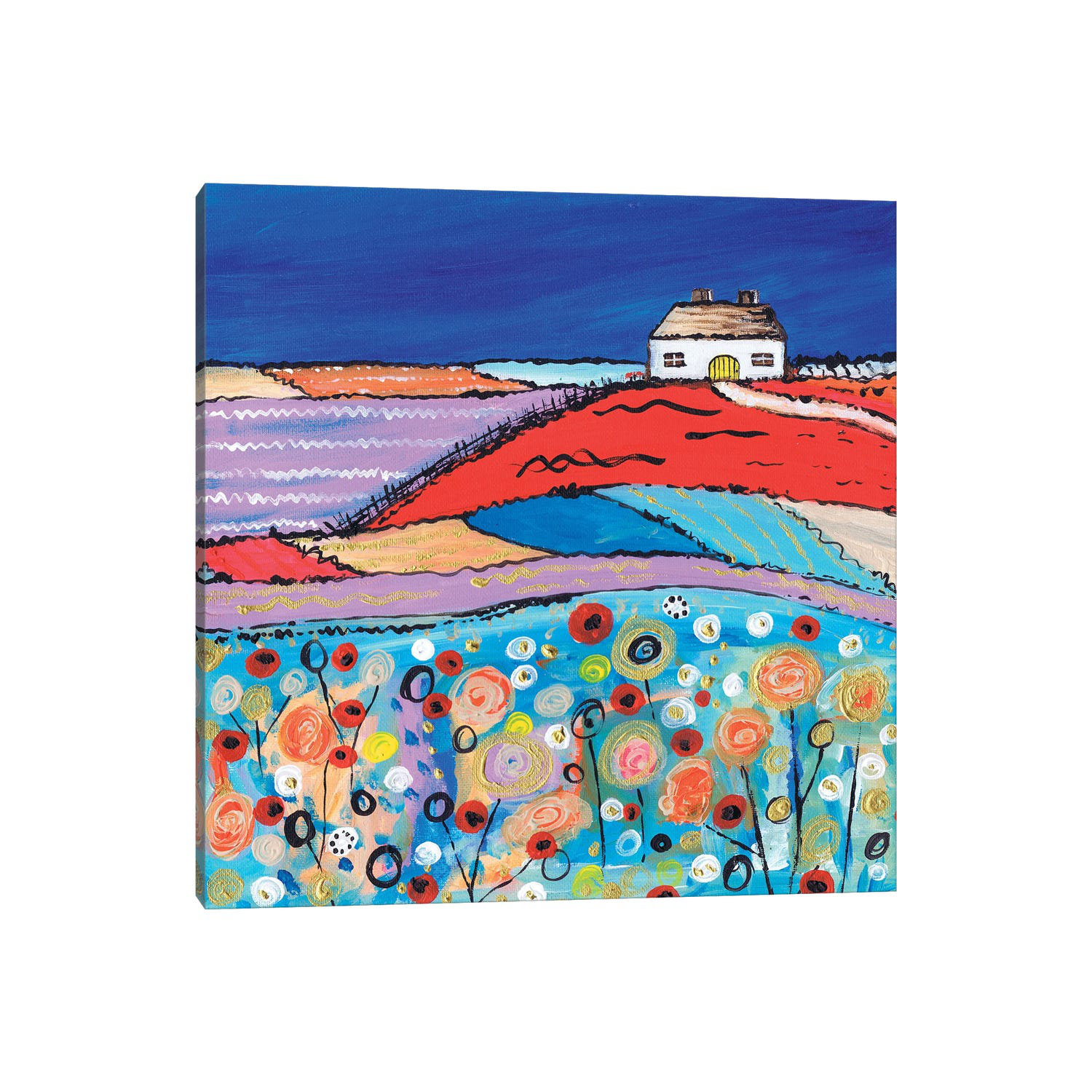 Wrought Studio™ Steelpix Metal - Home Sweet Home by Caroline Duncan ART ...