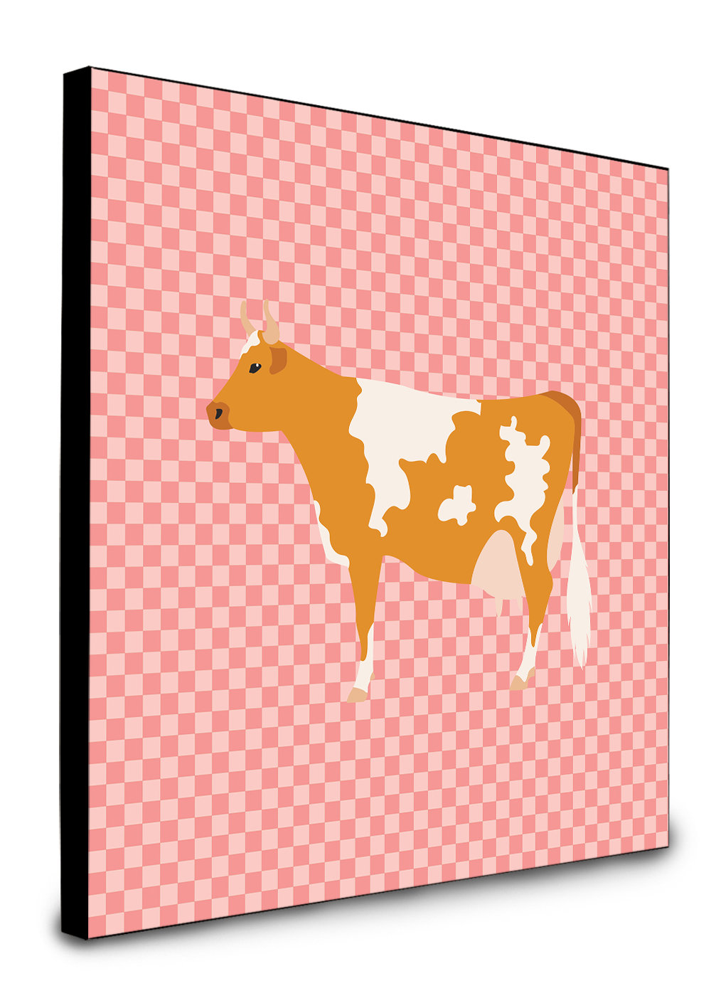 Harriet Bee Avellino Guernsey Cow Check Framed Art - Wayfair Canada