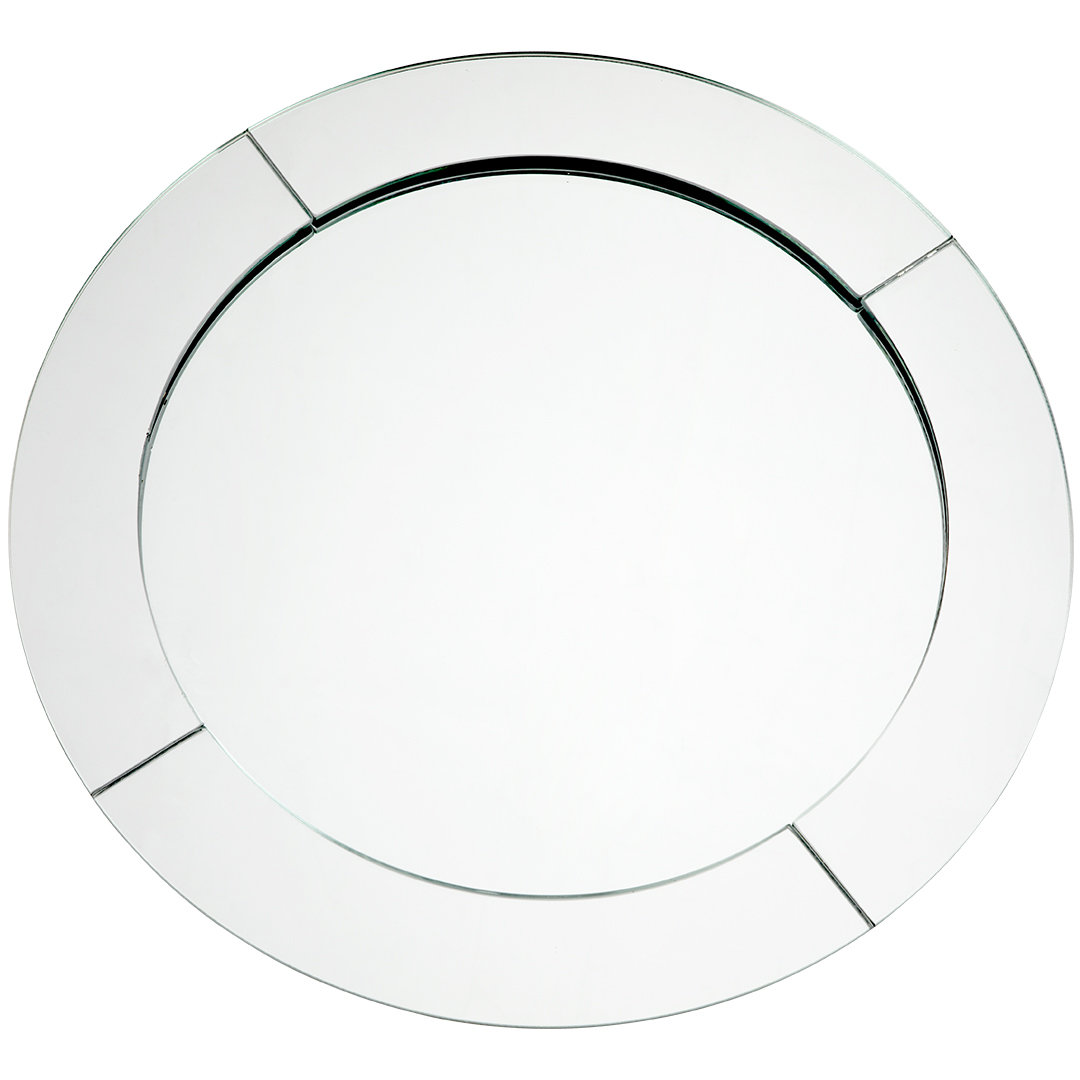 Koyal Wholesale Glass Charger Plates Round Silver Modern Minimalist ...