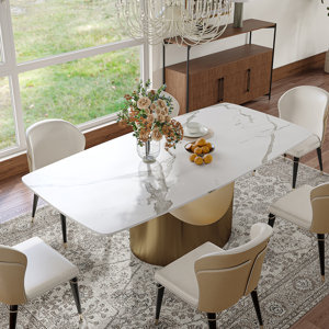 Rectangular White Kitchen & Dining Tables You'll Love | Wayfair