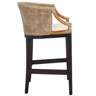 Bayou Breeze Carneshia Upholstered Solid Wood Counter Stool & Reviews ...