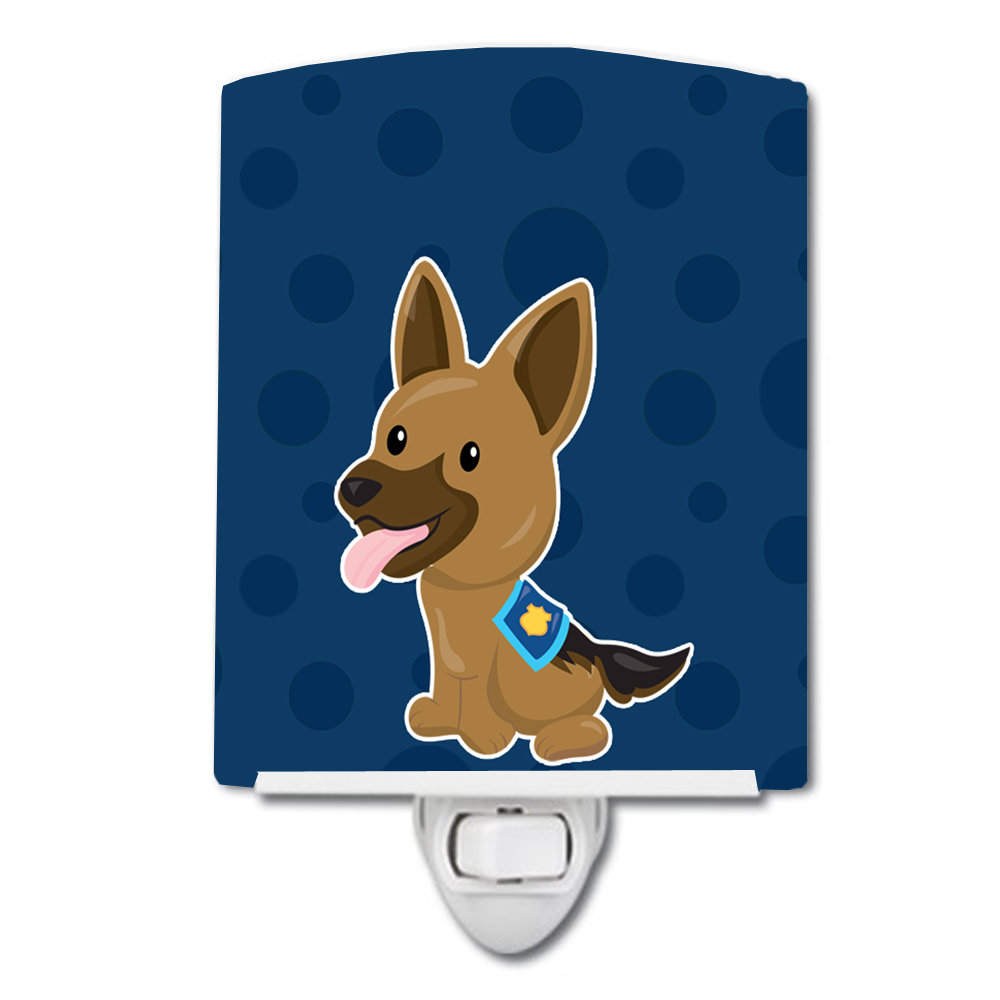 Caroline's Treasures Police German Shepherd Ceramic Night Light | Wayfair