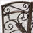 Fleur De Lis Living Fireplace Screen, Traditional 3-Panel Foldable with ...