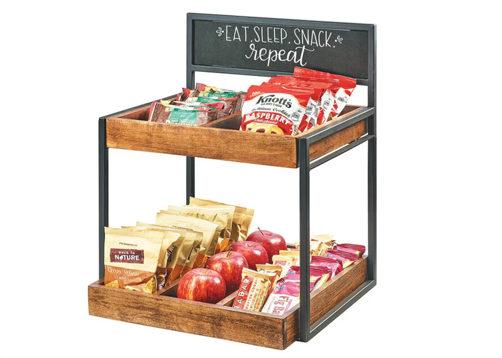 FixtureDisplays Cal-Mil 3607-13 Two Tier Merchandiser With Chalkboard ...