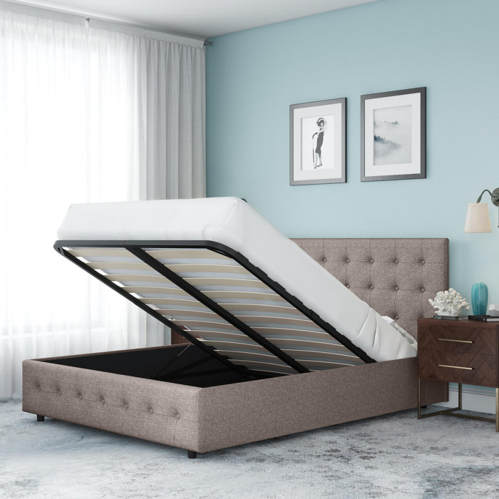 Brayden Studio® Morphis Upholstered Platform Storage Bed & Reviews ...