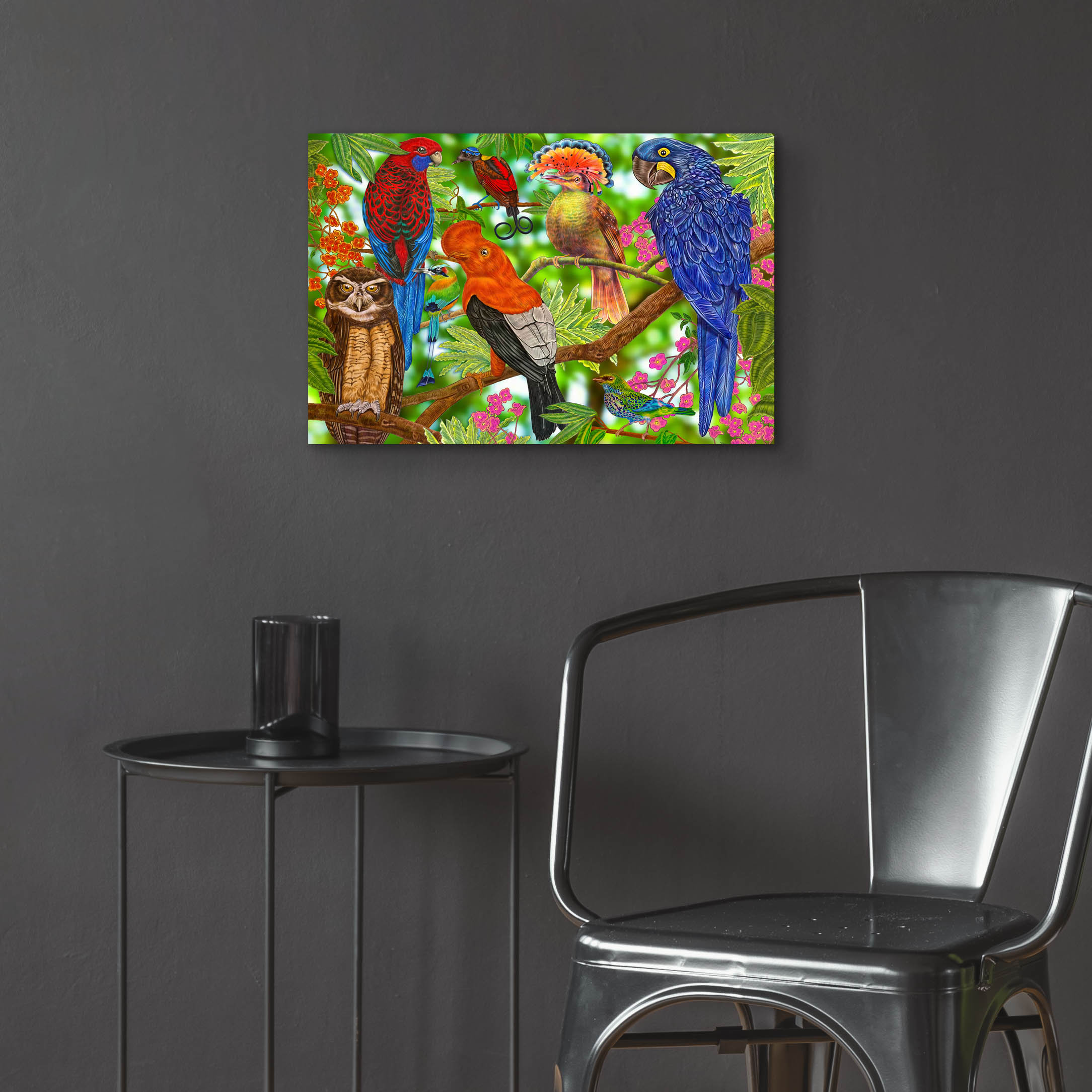 Bay Isle Home™ 'Rainforest Birds Collage 2' by Tim Jeffs Acrylic Wall ...