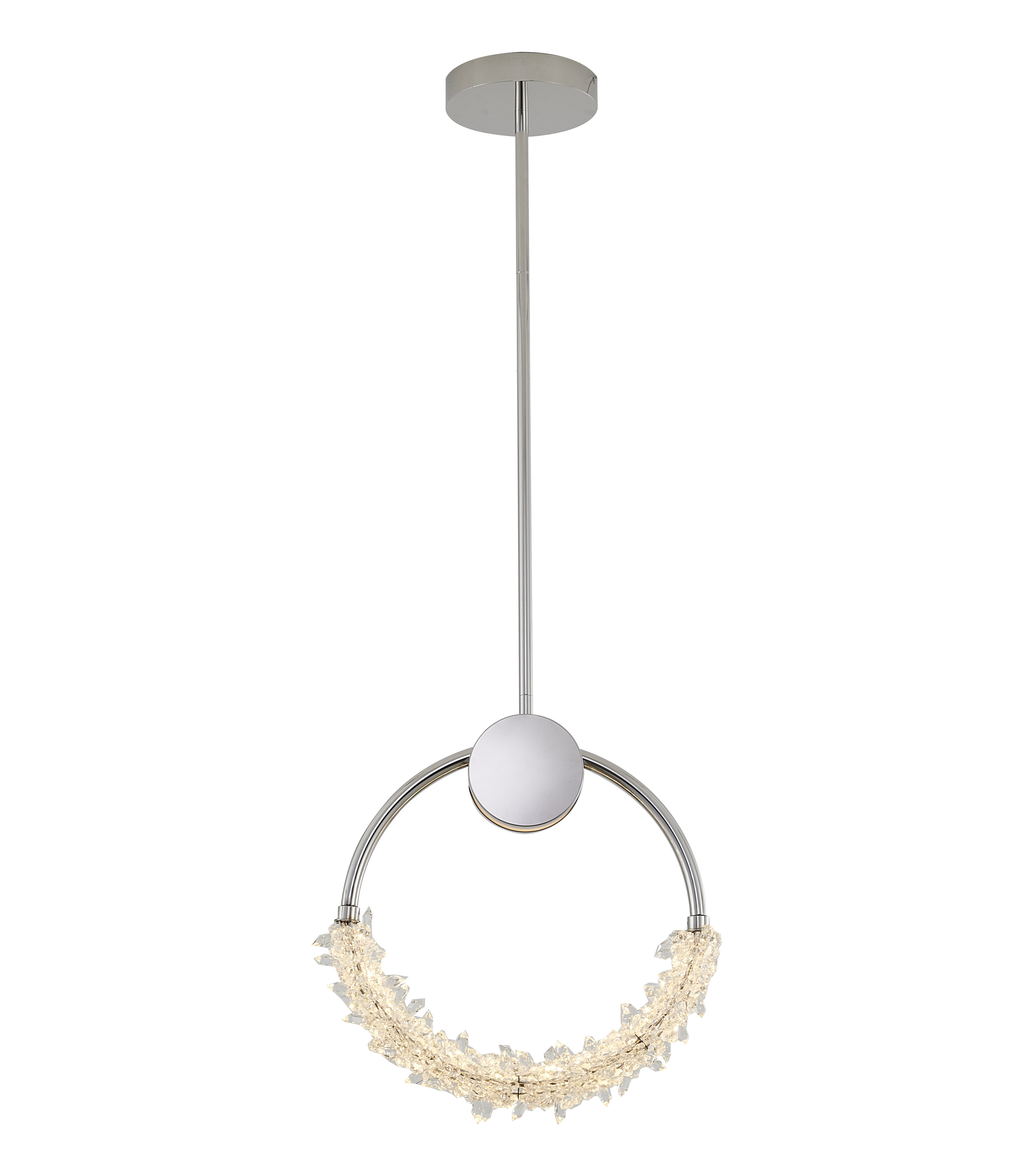 Bethel International 1 - Light Geometric LED Pendant | Perigold