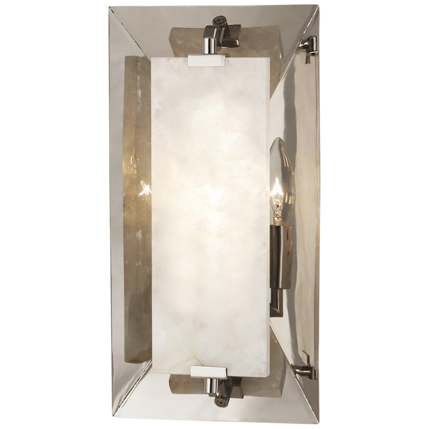 Robert Abbey Gemma Wall Sconce - , Alabaster Accent | Wayfair