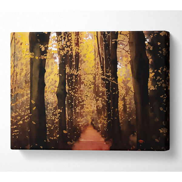 Alpen Home Woodland Walkway - Wrapped Canvas Art Prints | Wayfair.co.uk