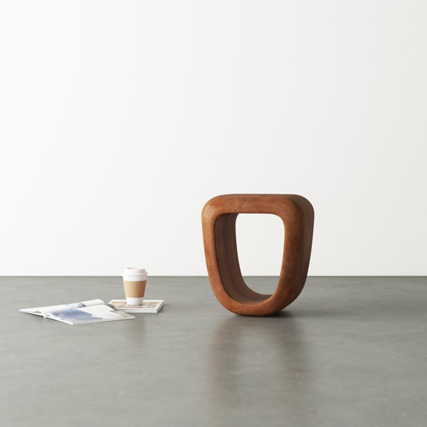 AllModern Alpine Solid Wood Decorative Stool & Reviews | Wayfair