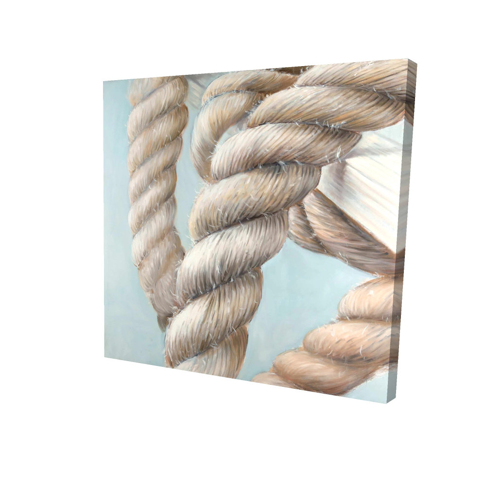 Begin Edition International Inc. Boat Rope Knot Closeup - 16X16 Print ...