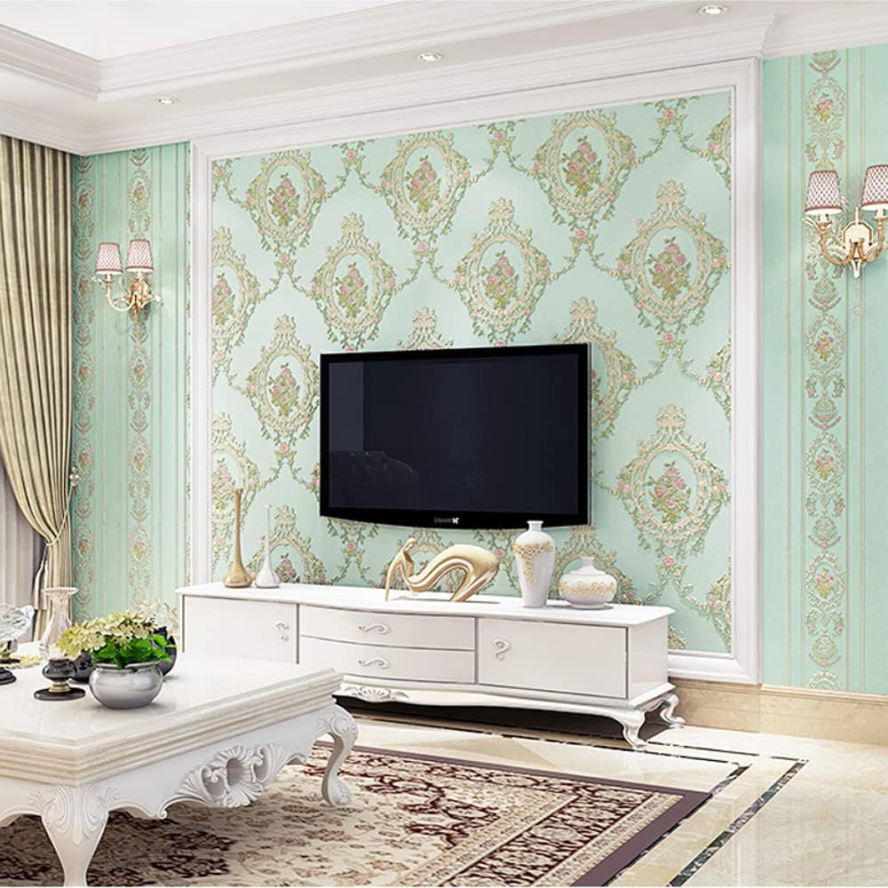 House of Hampton® Self-Adhesive Non-Woven Wallpaper With 3D Embossed ...