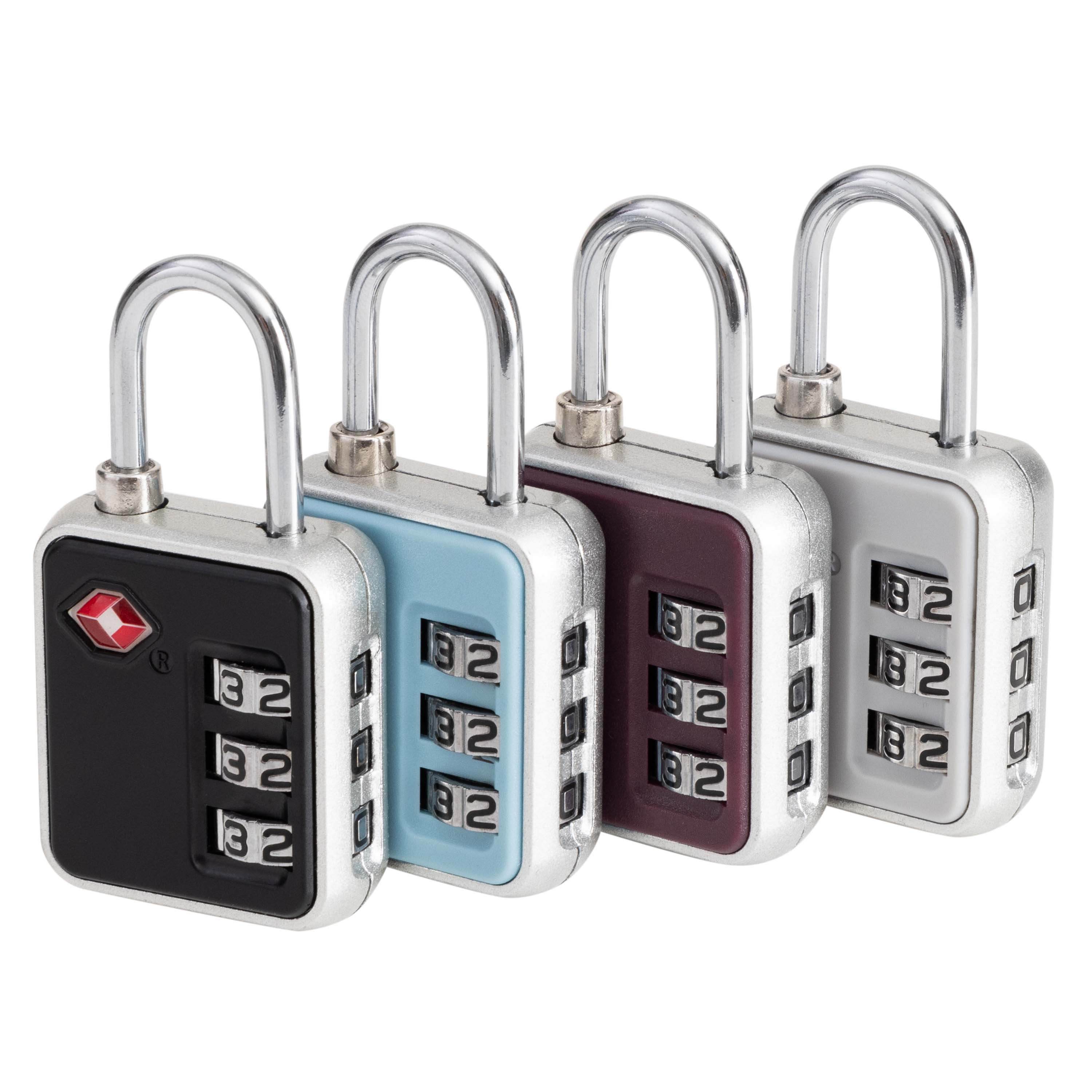 G-FORCE G Force 4 Pack 3-Dial Luggage Locks | Wayfair
