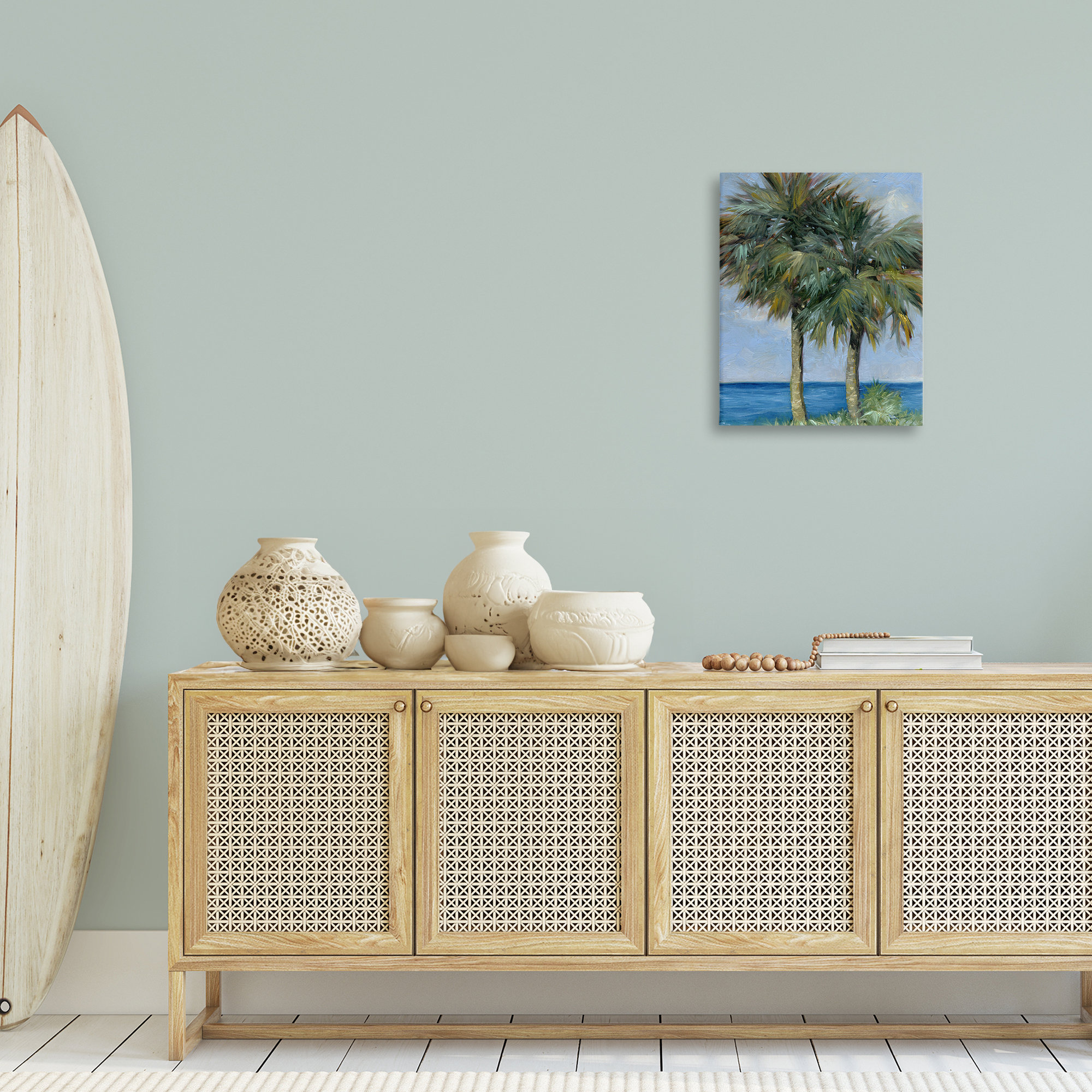 Bay Isle Home™ Full Brushed Palms Canvas Wall Art by Steve Vanderbosch ...