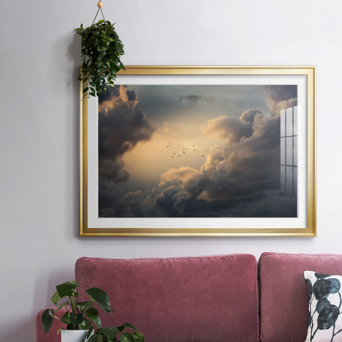 Winston Porter Soaring High Above Framed On Paper Print | Wayfair