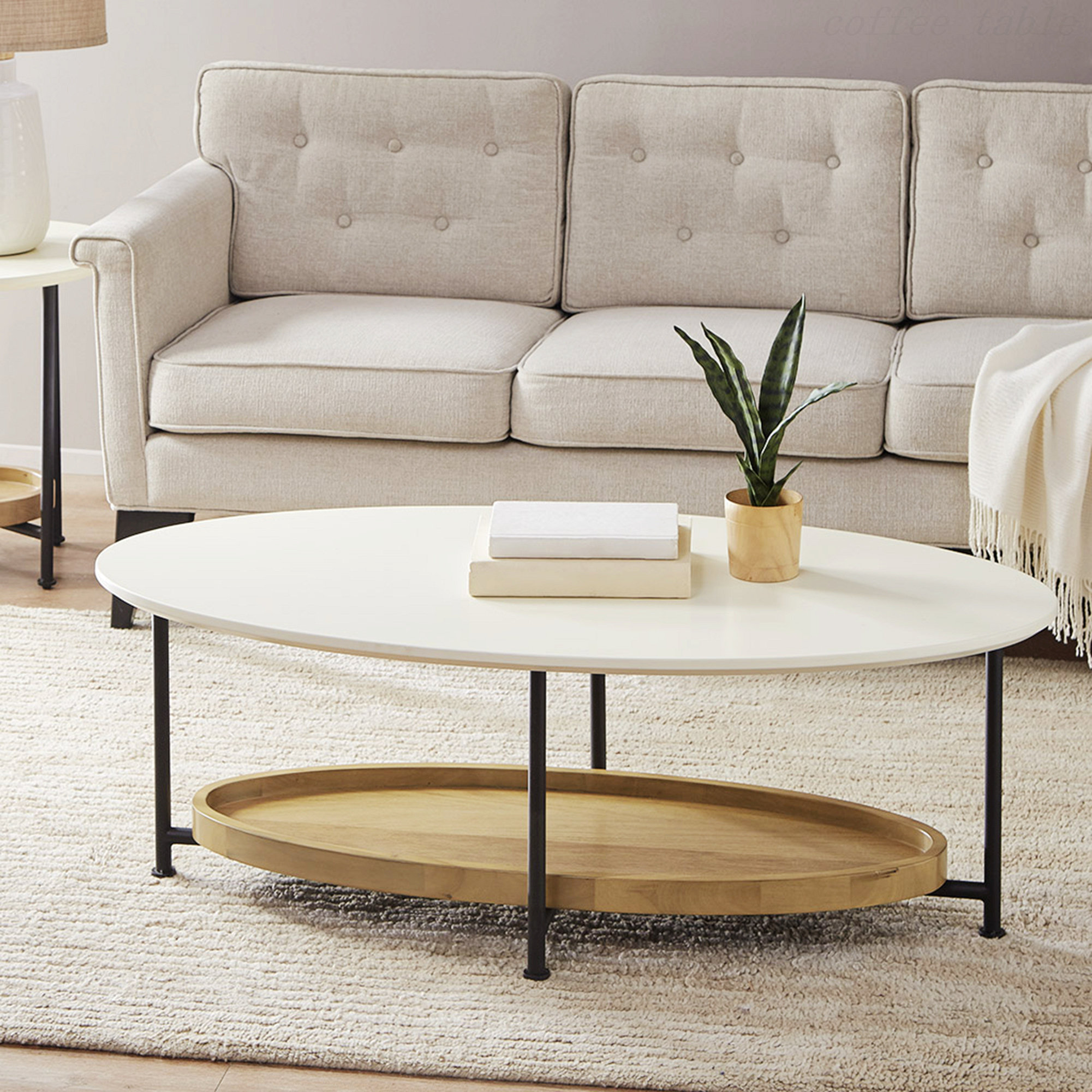 Latitude Run® Coffee Table for Apartments, Living Rooms, Offices ...