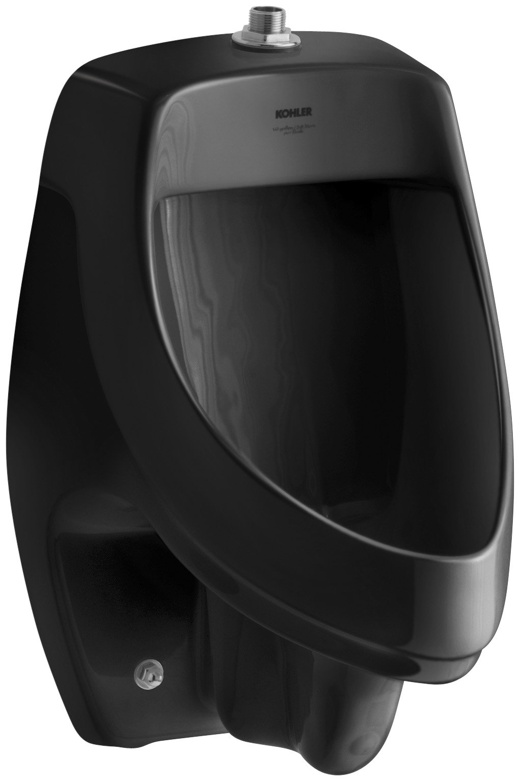 Kohler Dexter Siphon-Jet Wall-Mount 1/2 GPF Urinal with Top Spud ...