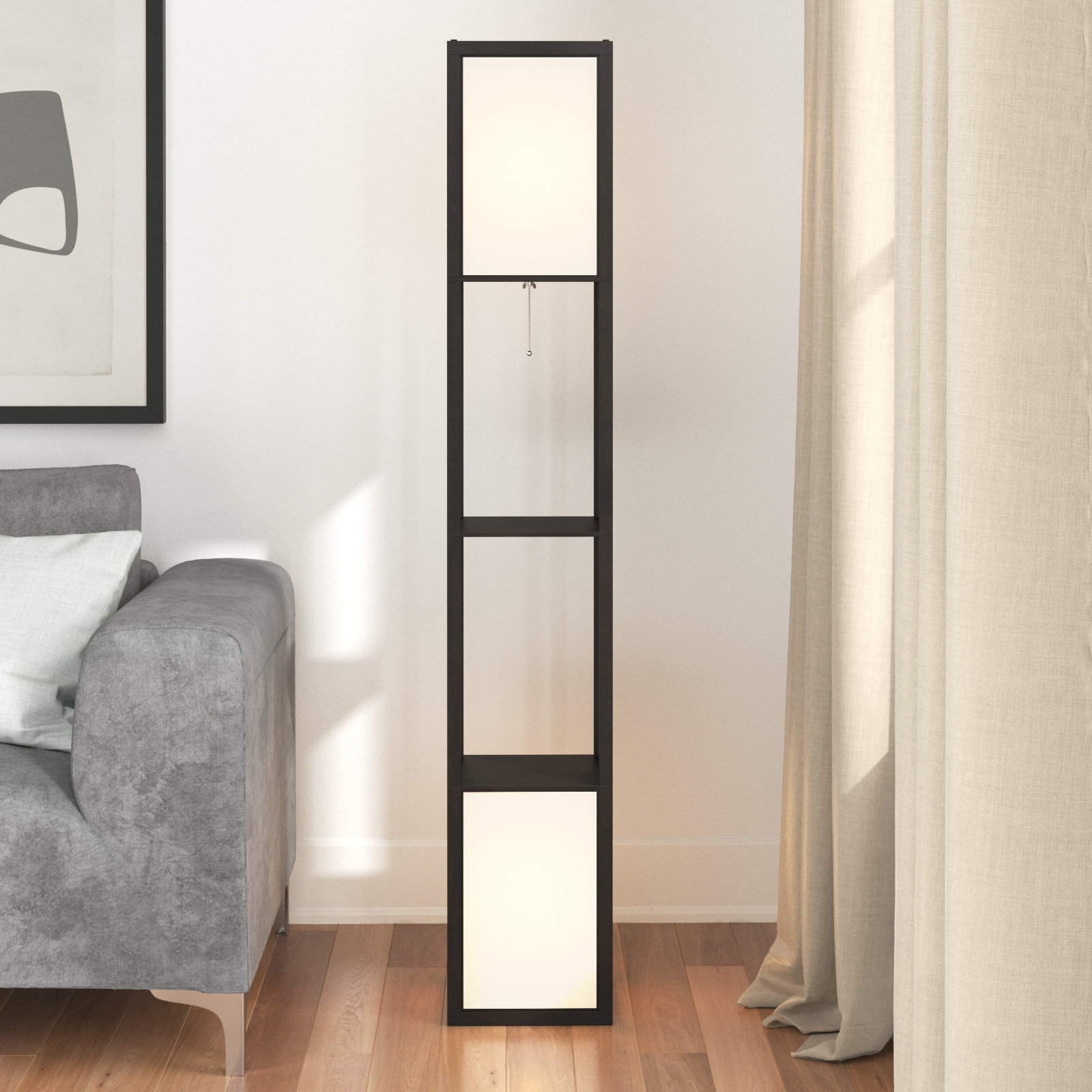 Wade Logan® Arabele 61.5" Column Floor Lamp & Reviews | Wayfair