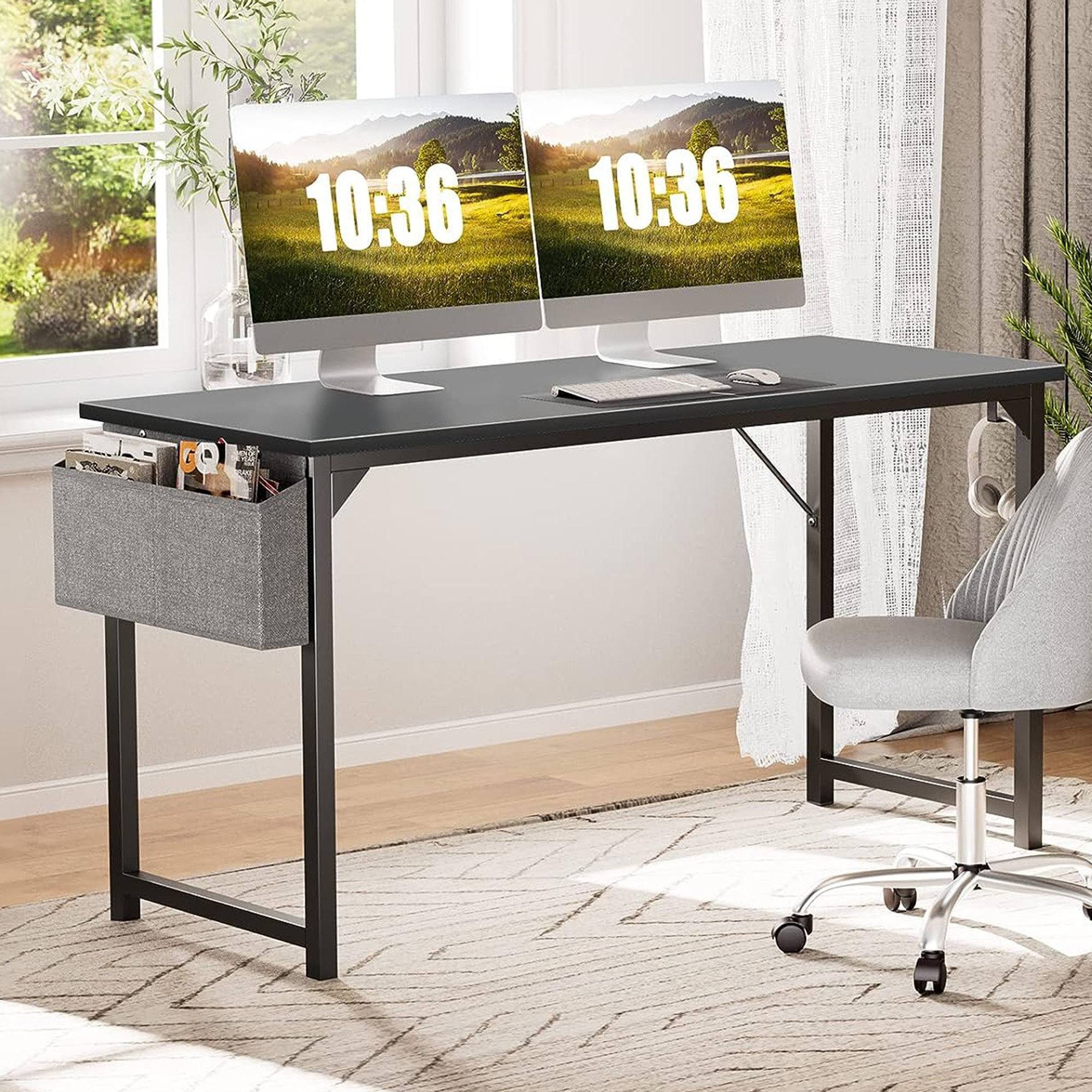 17 Stories 48 inch computer home bedroom table | Wayfair