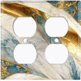 WorldAcc Blue Marble Swirl Image 1 - Gang Toggle Light Switch Standard ...