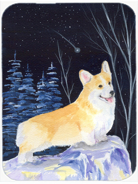 Red Barrel Studio® Bernadeta Corgi Glass Cutting Board | Wayfair