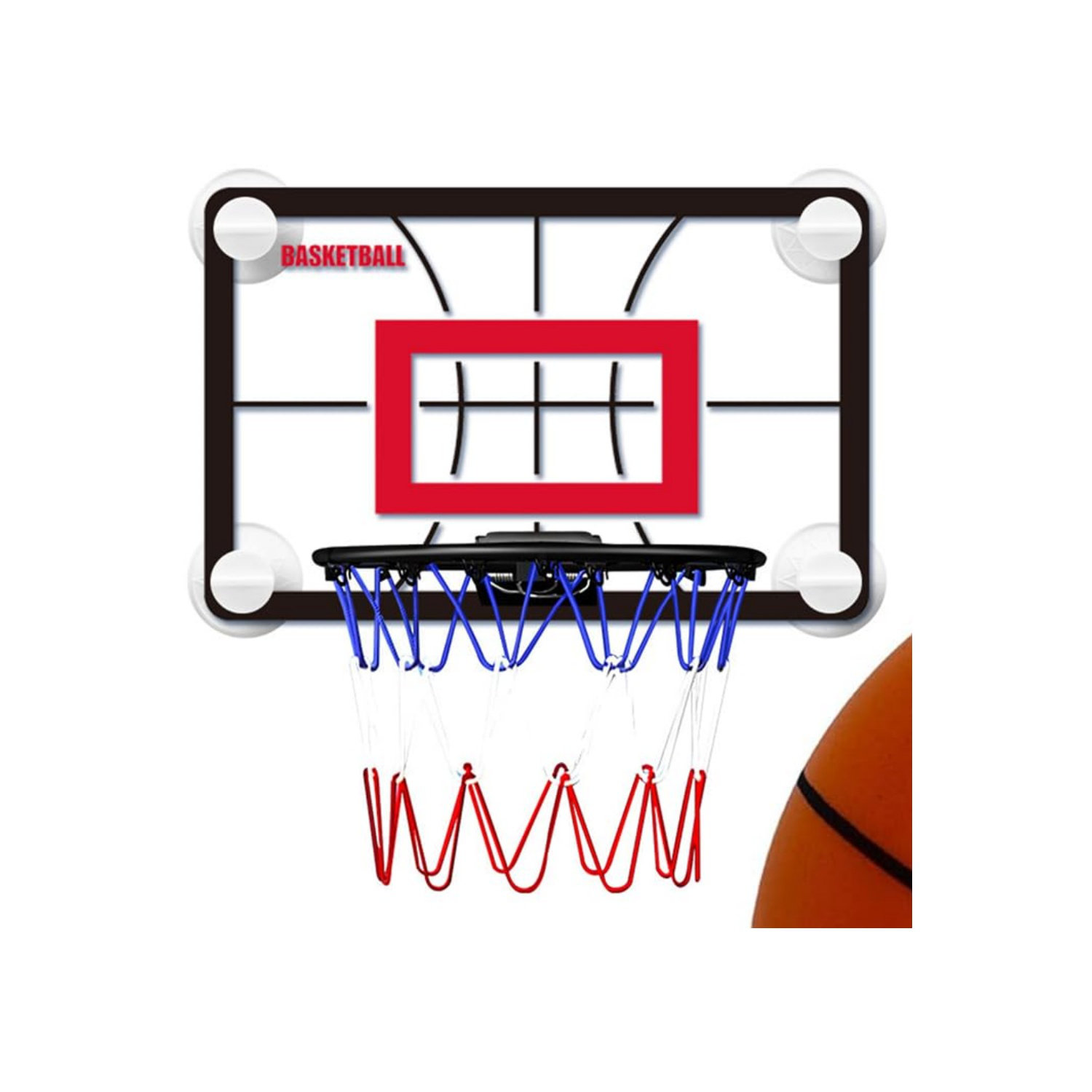 JETEHO Basketball With A Detachable Iron Basketball Hoop, Practicing ...