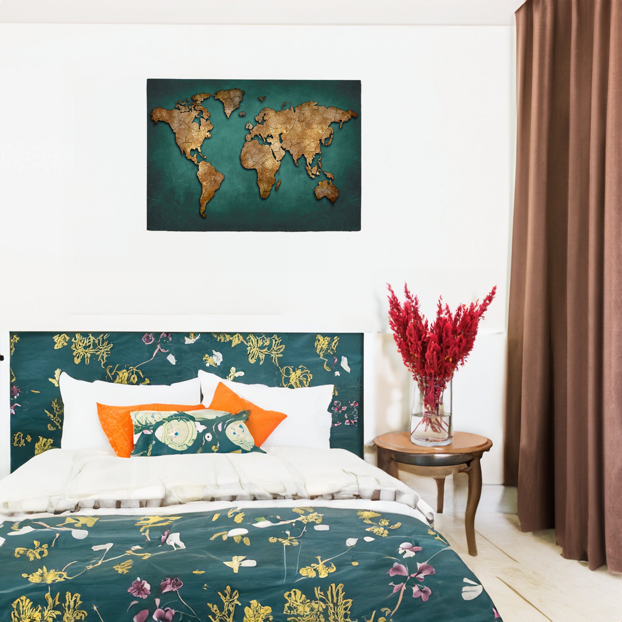 Williston Forge World Map On Canvas - Wayfair Canada