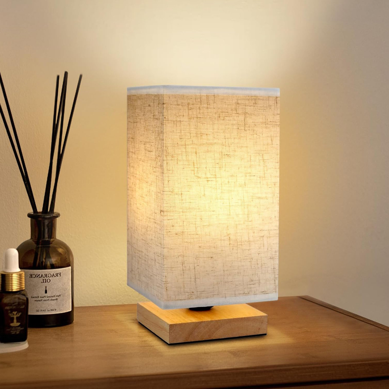 Latitude Run® Serop Wooden USB Arched Lamp | Wayfair